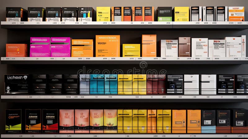 Aaa battery package stock illustration. Illustration of shelf - 313786608