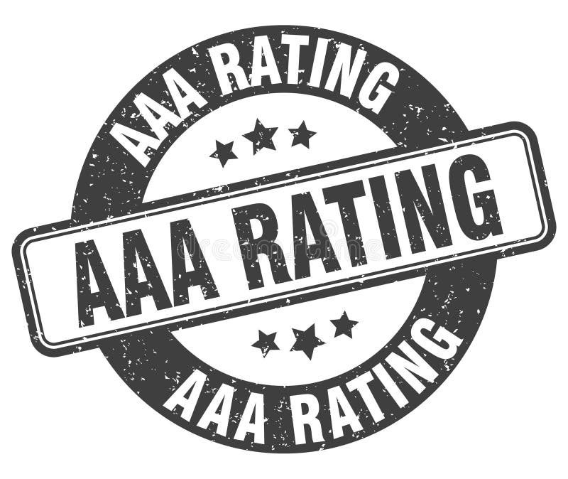 Aaa Rating Stamp. Aaa Rating Label. Round Grunge Sign Stock Vector ...