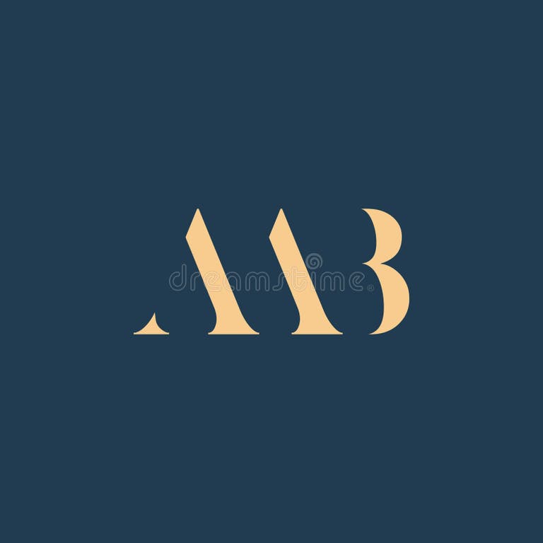 AAB Abstract Letter Logo Design Stock Vector - Illustration of company ...