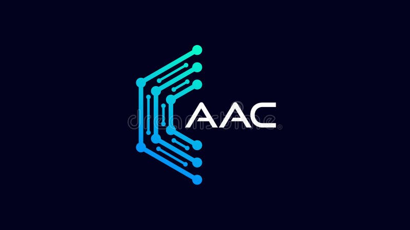 AAC Infinity Initial Letter Logo Icon Design Vector. Simple Letter. AAC ...