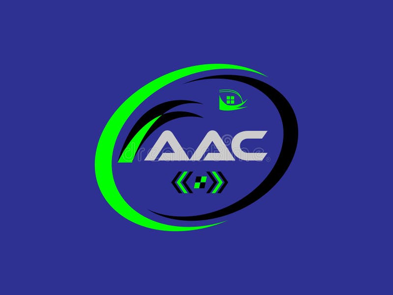 AAC Letter Logo Design. AAC Simple and Modern Monogram Logo Stock ...