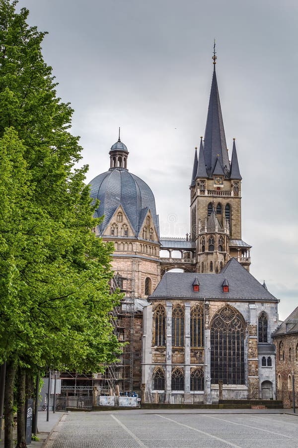 Aachen Cathedral, Germany stock photo. Image of bell - 103728150