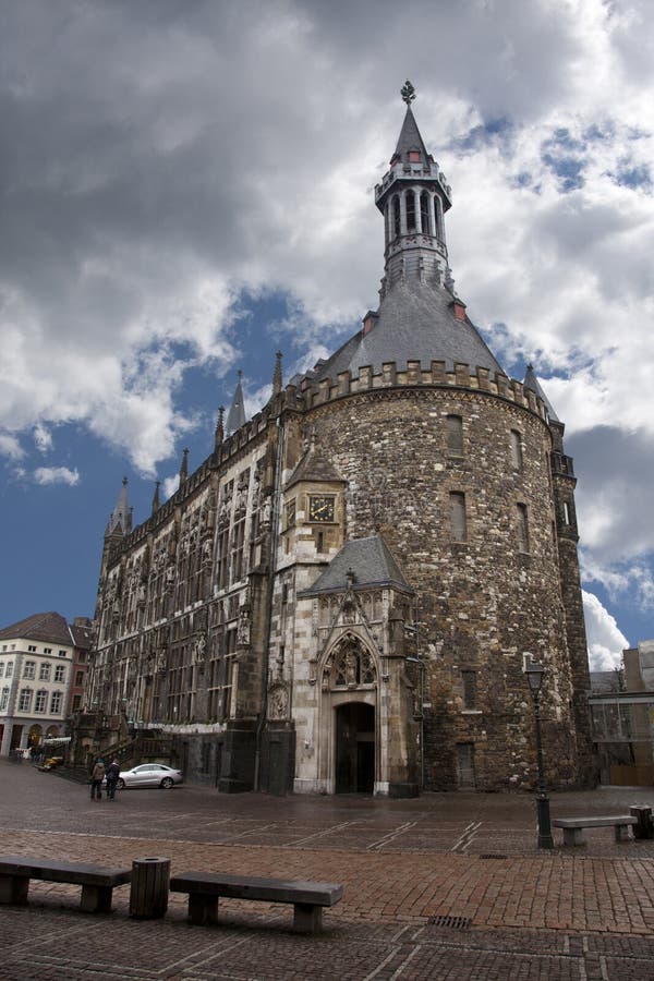 Aachen City Hall stock image. Image of ancient, church - 19011169