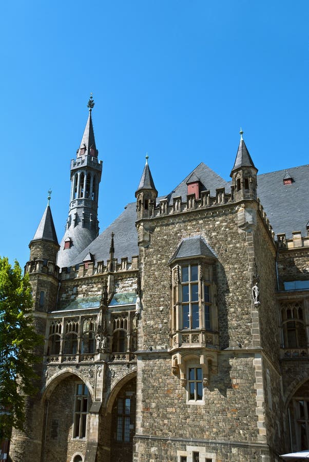 Aachen City Hall stock photo. Image of ancient, famous - 25462140
