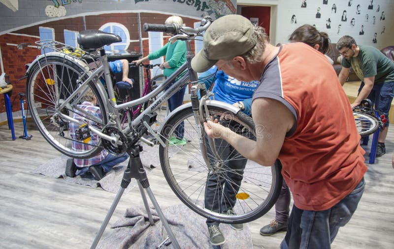 A Bicycle Workshop Offers a Space in Which Bicycles Can Be Repaired ...