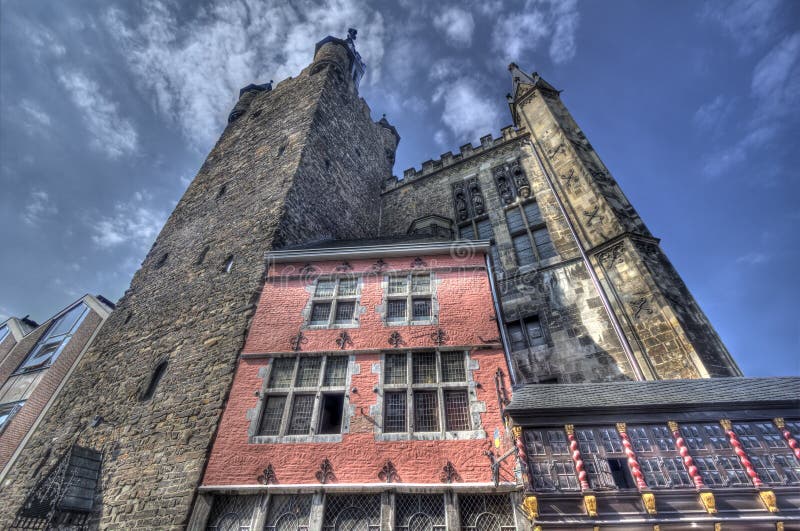 Aachen Rathaus, Germany stock image. Image of travel - 33813885