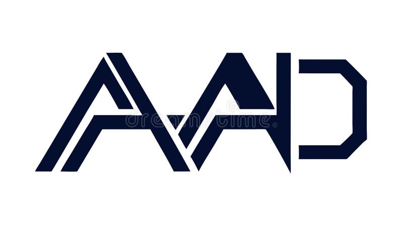 AAD Geometric Text Logo for Architecture Design, Vector Design ...