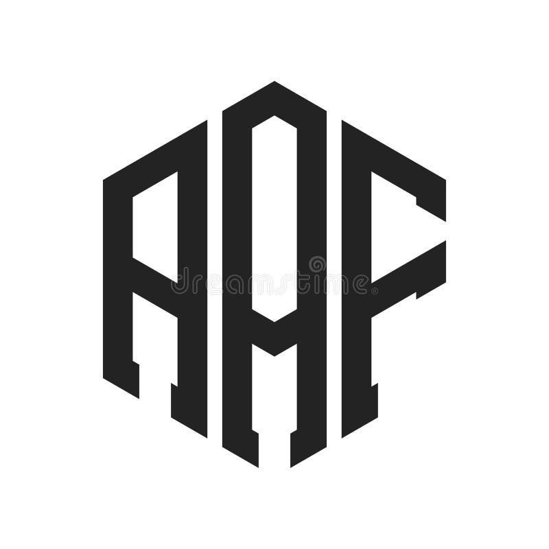 AAF Logo Design. Initial Letter AAF Monogram Logo Using Hexagon Shape ...