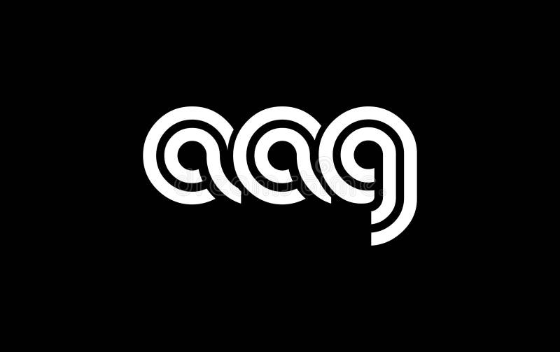 AAG Creative Unique Modern Letter Logo Design Stock Vector ...