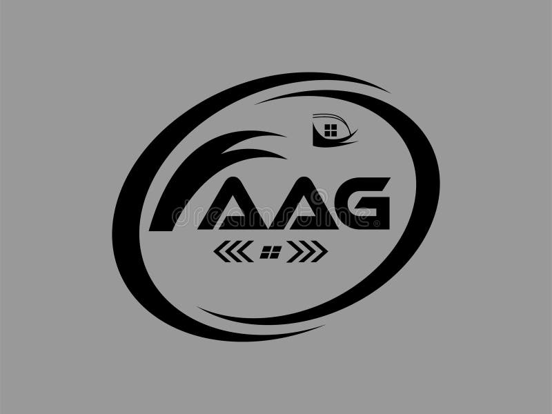 AAG Letter Logo Design. AAG Simple and Modern Monogram Logo Stock ...