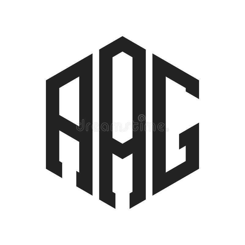 AAG Logo Design. Initial Letter AAG Monogram Logo Using Hexagon Shape ...