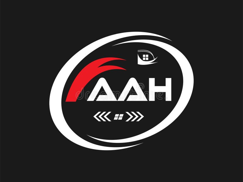 AAH Letter Logo Design. AAH Simple and Modern Monogram Logo Stock ...