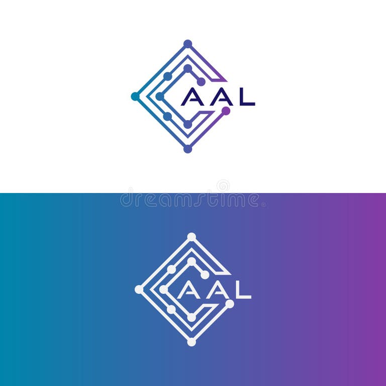 Aal Tech Initial Logo Design Icon for Technology, Digital, Tech ...
