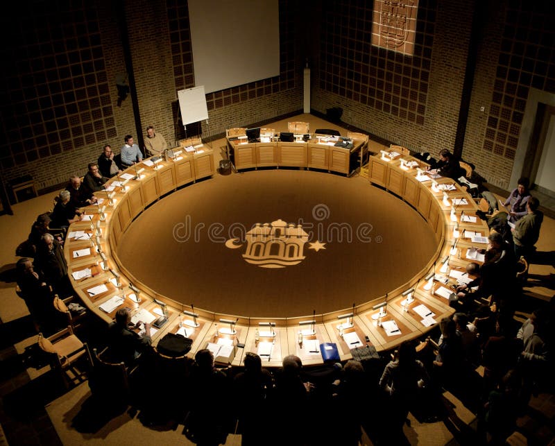 City Council Chambers and Courthouse Stock Image - Image of assembly ...