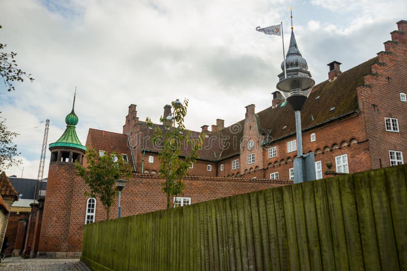 Aalborg, Denmark: Beautiful Catholic Church in the Old Town Stock Image ...