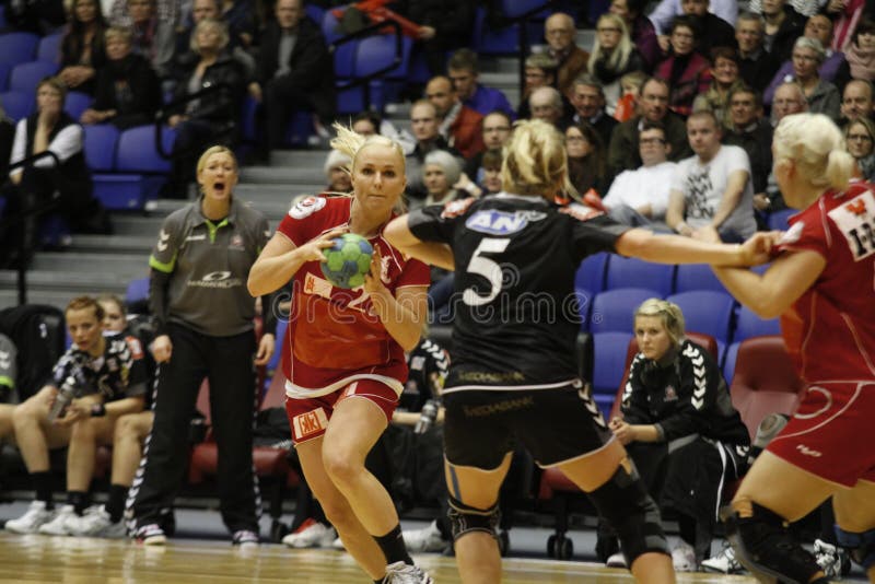 Aalborg Handball - Nordsjælland Handball Editorial Photo - Image of ...