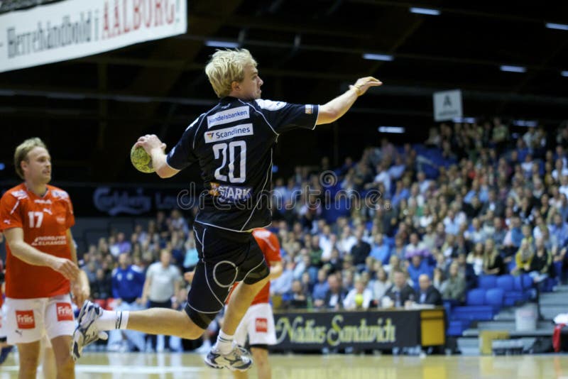 Aalborg Handball - NordsjÃ¦lland Handball Editorial Photo - Image of ...