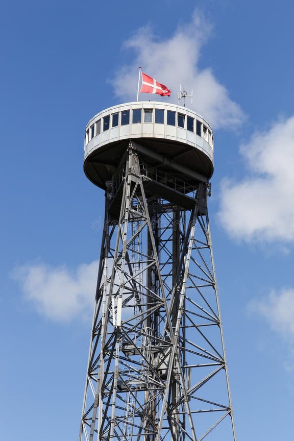 Aalborg tower in Denmark stock image. Image of structure - 107426411