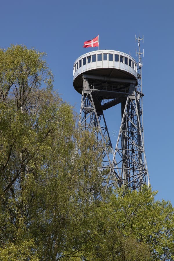 Aalborg tower in Denmark editorial stock image. Image of observation ...
