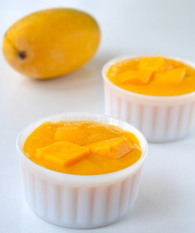 Aam Ras with Puri Sabji stock image. Image of gourmet - 25355617