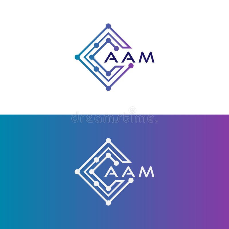 Aam Tech Initial Logo Design Icon for Technology, Digital, Tech ...