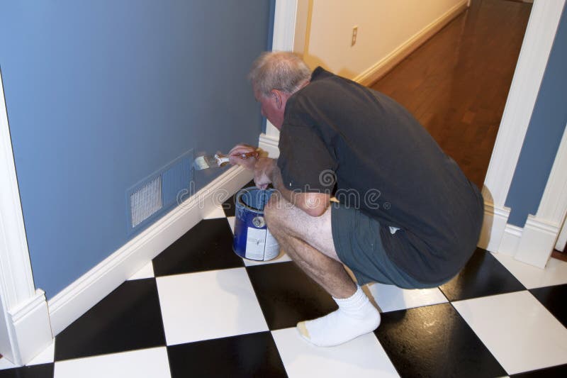 Aanraking op Verf stock afbeelding. Image of huishouden - 21236059