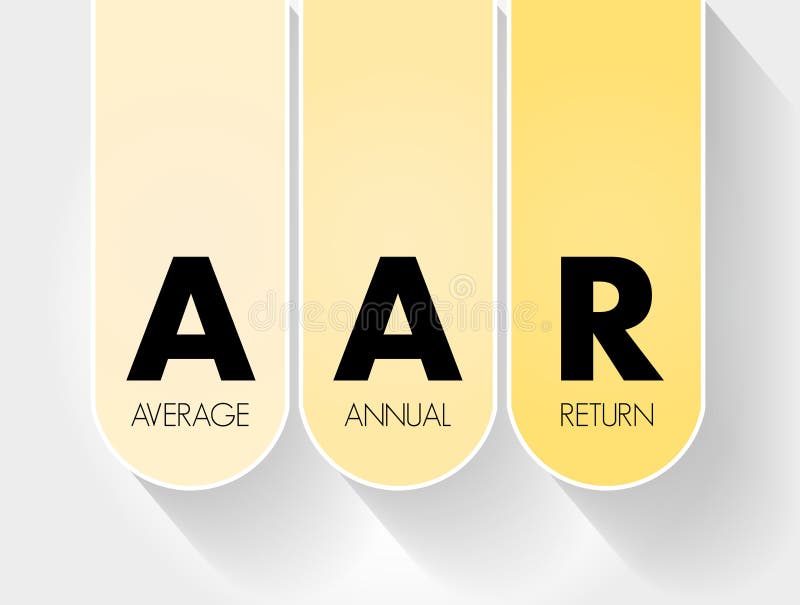 AAR - Average Annual Return Acronym, Business Concept Background Stock ...