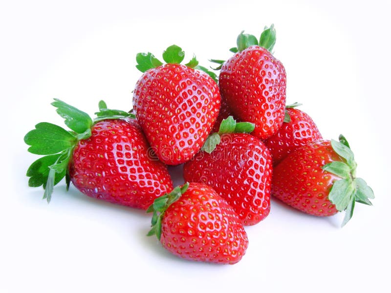 De reeks van de aardbei stock foto. Image of zaad, nagerecht - 16017452
