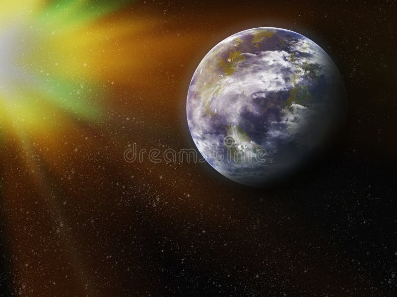 Aarde Van Ruimte. Elementen Van Dit Beeld Dat Door NASA Wordt Geleverd ...