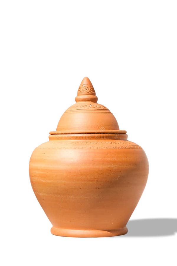 Aarden pot stock afbeelding. Image of aardewerk, decor - 17227565