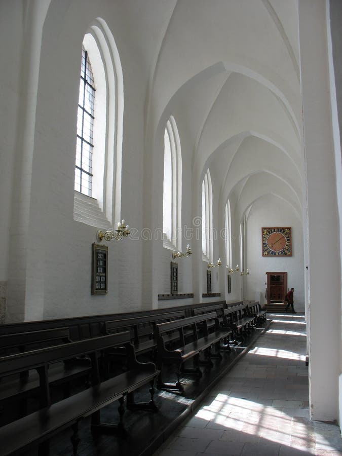Aarhus Cathedral editorial photography. Image of high - 1849407