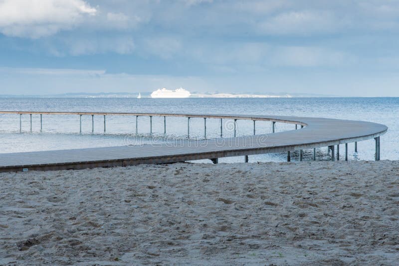 Aarhus City and Harbour from the Infinity Bridge Stock Image - Image of ...