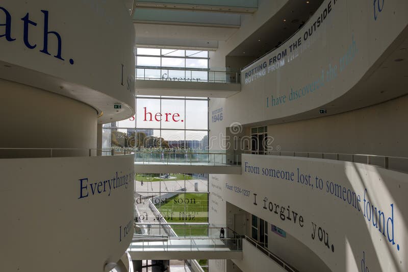 Interior View at the Atrium and Hallway of ARoS Aarhus Art Museum ...