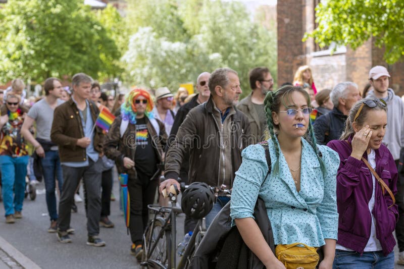 Aarhus Pride Parade 2022 on 28 May 2022 in Aarhus, Denmark Editorial ...