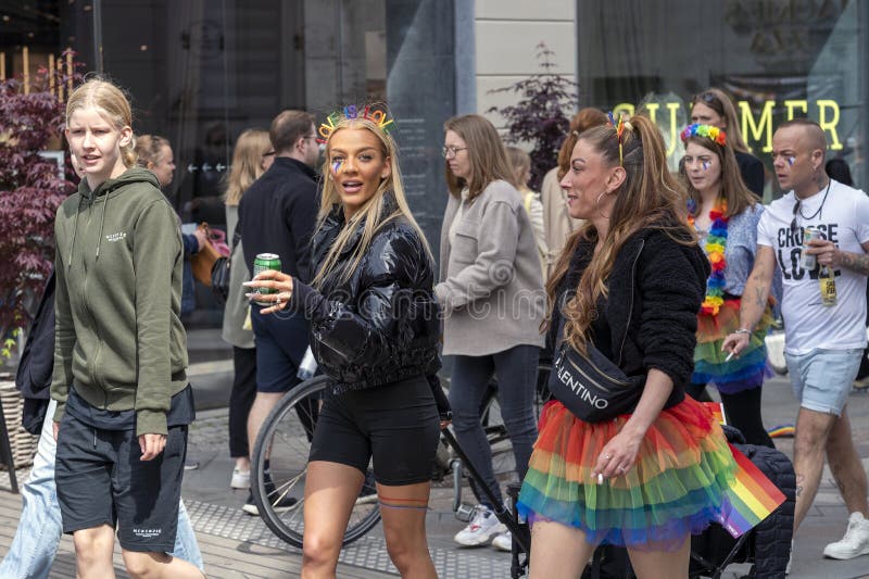 Aarhus Pride Parade 2022 on 28 May 2022 in Aarhus, Denmark Editorial ...