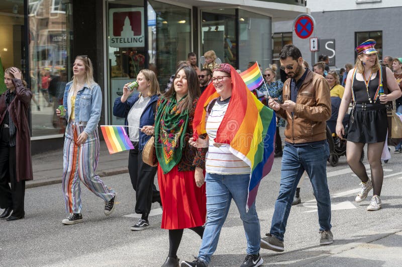 Aarhus Pride Parade 2022 on 28 May 2022 in Aarhus, Denmark Editorial ...