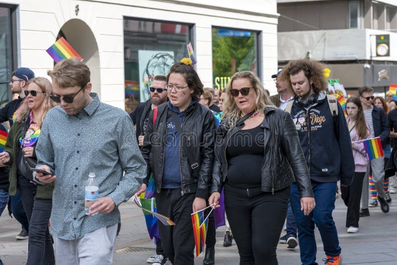 Aarhus Pride Parade 2022 on 28 May 2022 in Aarhus, Denmark Editorial ...