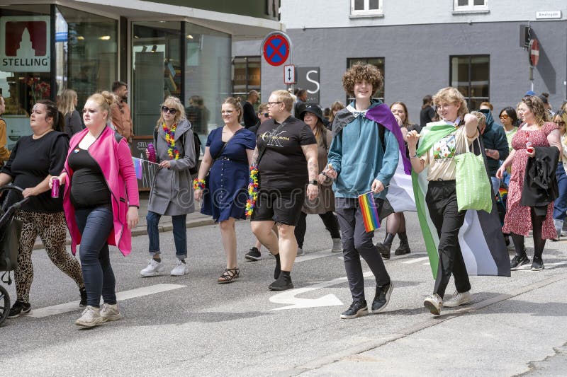Aarhus Pride Parade 2022 on 28 May 2022 in Aarhus, Denmark Editorial ...
