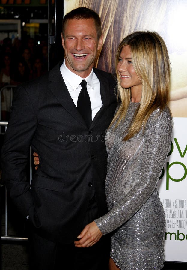 Aaron Eckhart E Jennifer Aniston Immagine Editoriale - Immagine di gala ...
