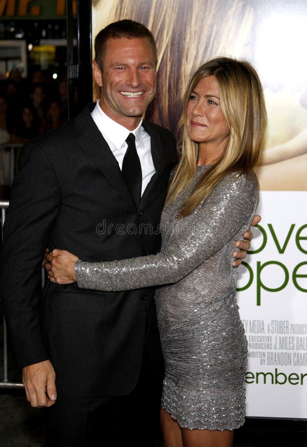 Aaron Eckhart Und Jennifer Aniston Redaktionelles Bild - Bild von ...