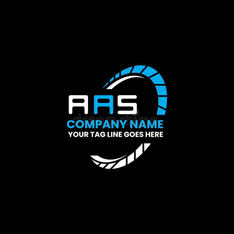 AAS Letter Logo Creative Design with Vector Graphic, AAS Stock Vector ...
