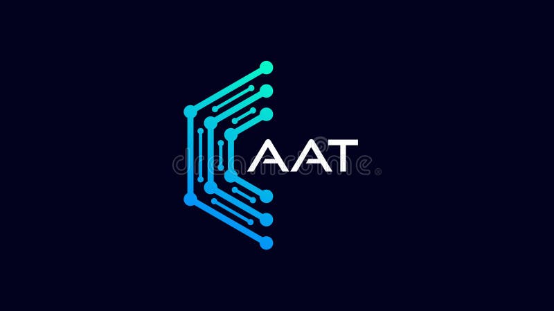 AAT Infinity Initial Letter Logo Icon Design Vector. Simple Letter ...