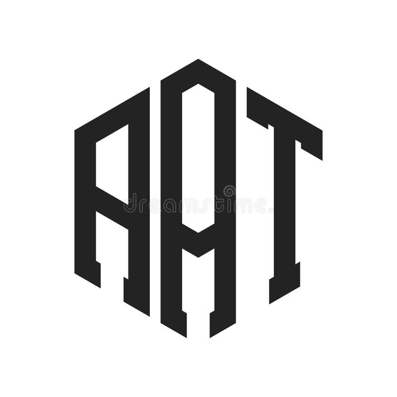 AAT Logo Design. Initial Letter AAT Monogram Logo Using Hexagon Shape ...