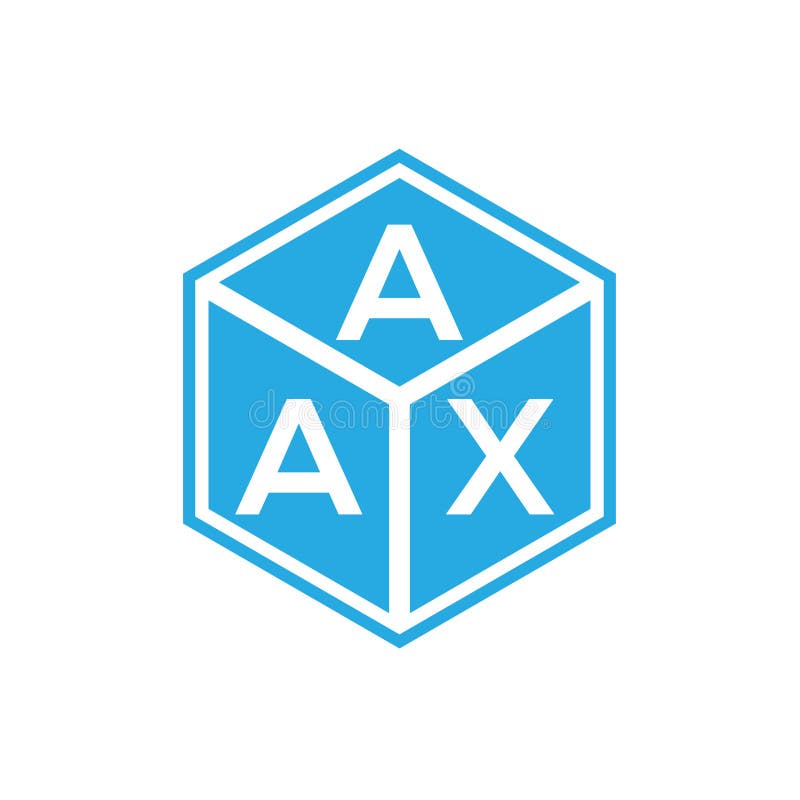 AAX Letter Logo Design on Black Background. AAX Creative Initials ...