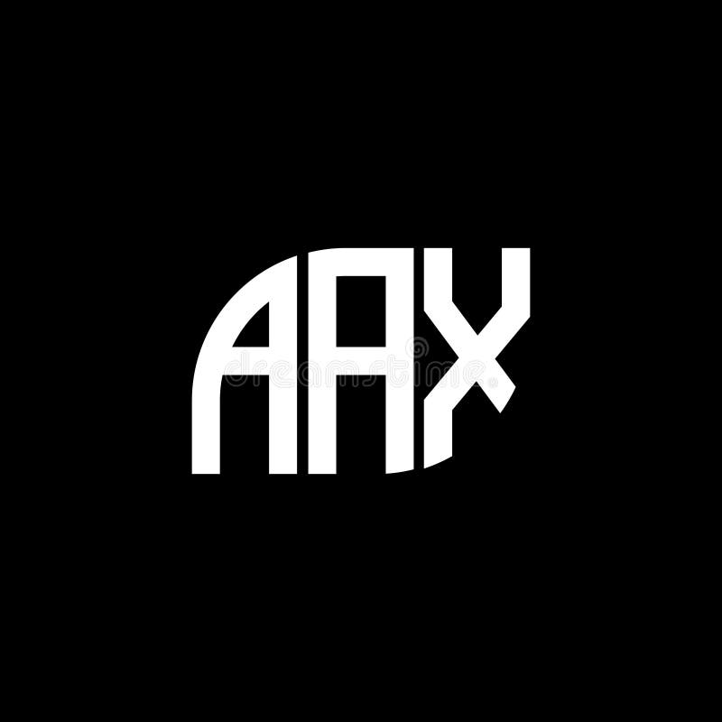 AAX Letter Logo Design on Black Background.AAX Creative Initials Letter ...