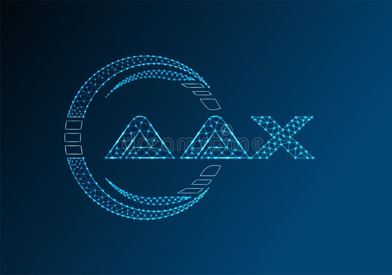 AAX Low Poly Letter Logo Vector Design. Stock Illustration ...