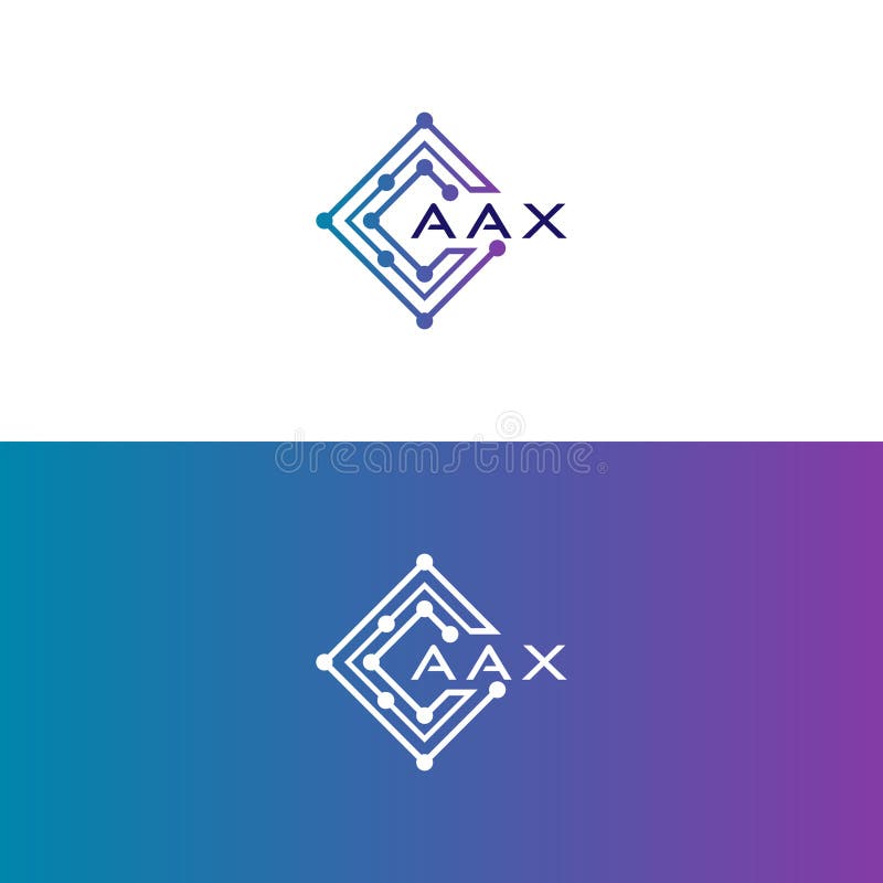 Aax Tech Initial Logo Design Icon for Technology, Digital, Tech ...