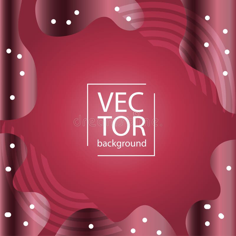 Abstract Background with Blobs Shape Ornament and Copy Space. Stock ...