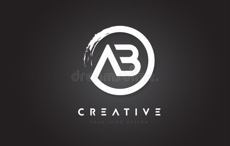 AB Logo Concept Isolated on White Background in Modern Design Style for ...