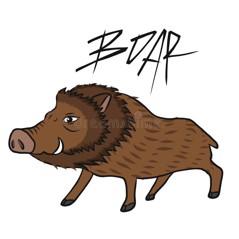 Boar Character Running Stock Illustrations – 165 Boar Character Running ...